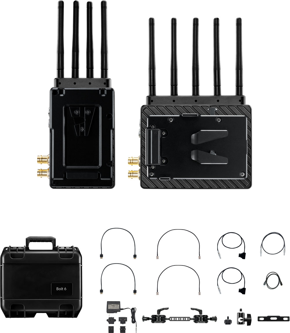 Teradek Bolt 6 XT 750 12G-SDI/HDMI Wireless TX/RX Deluxe Set
