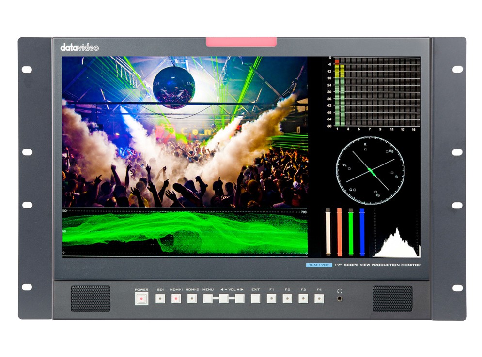 DataVideo TLM-170FR 17-inch ScopeView Production Monitor Rackmount