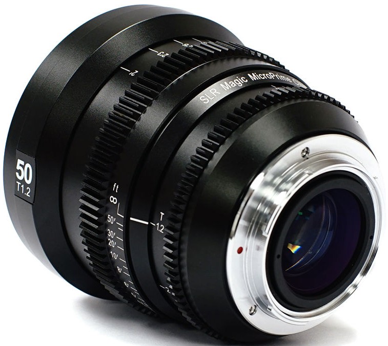 SLR Magic MicroPrime Cine 50mm T1.2 Lens (Fuji X Mount)
