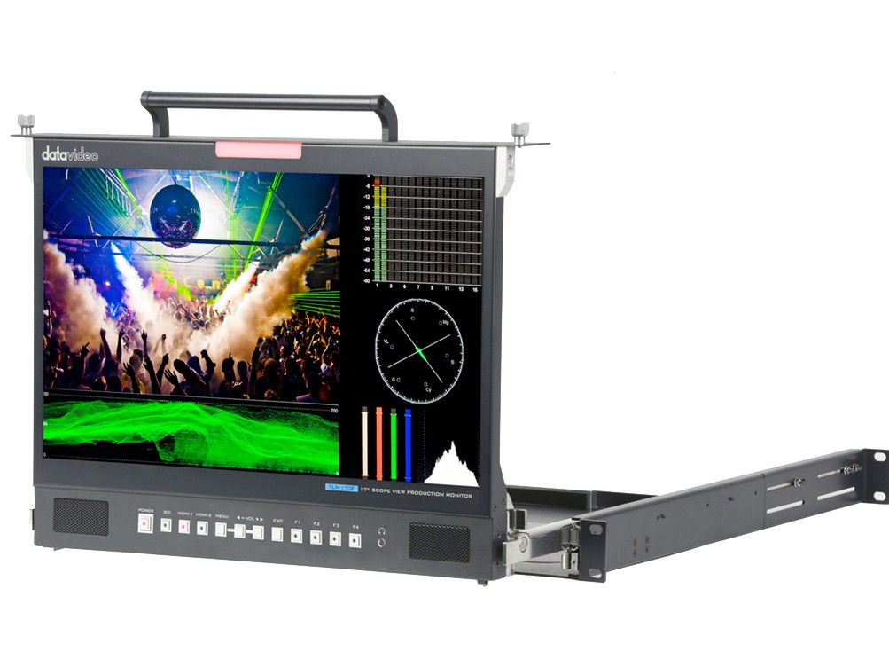 DataVideo TLM-170FM 17-inch ScopeView Production Monitor-Pull-Out
