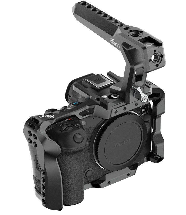8sinn Cage For Canon Eos R R5 R6 R6m Ii Black Crow Top Handle