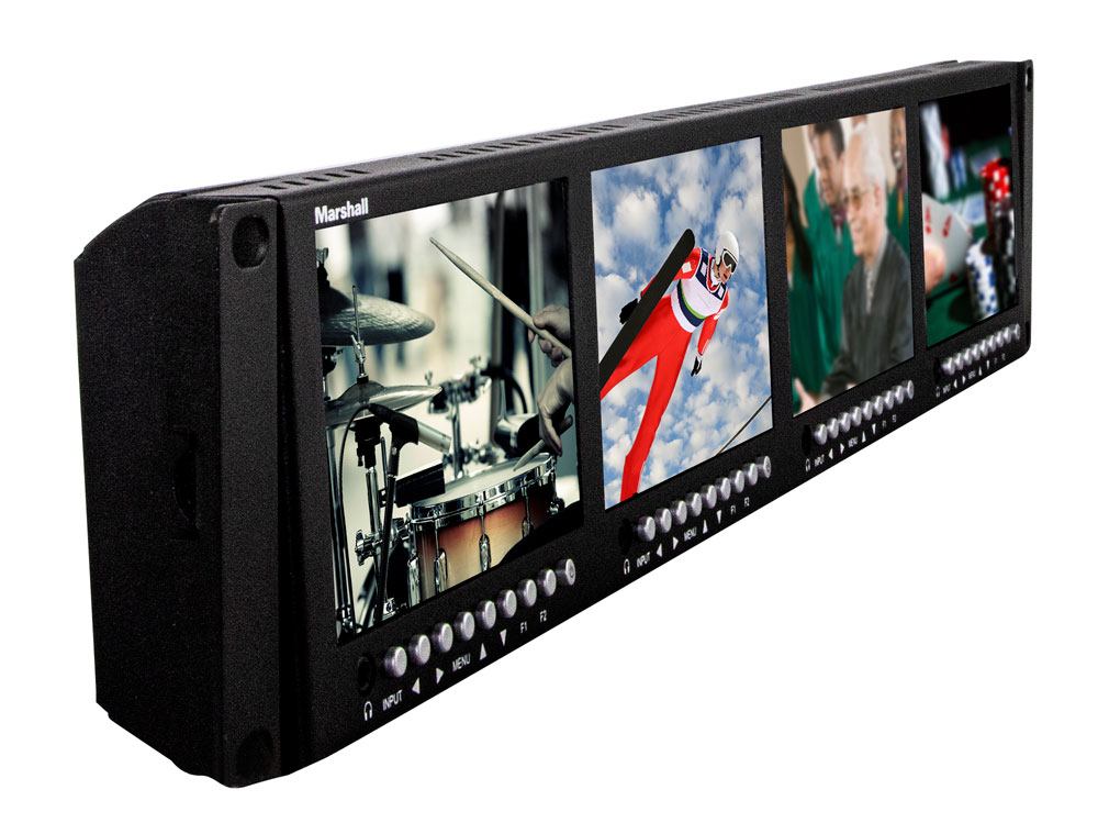 Marshall ML-454-V2 Quad 4.5” Rack Mount Monitor