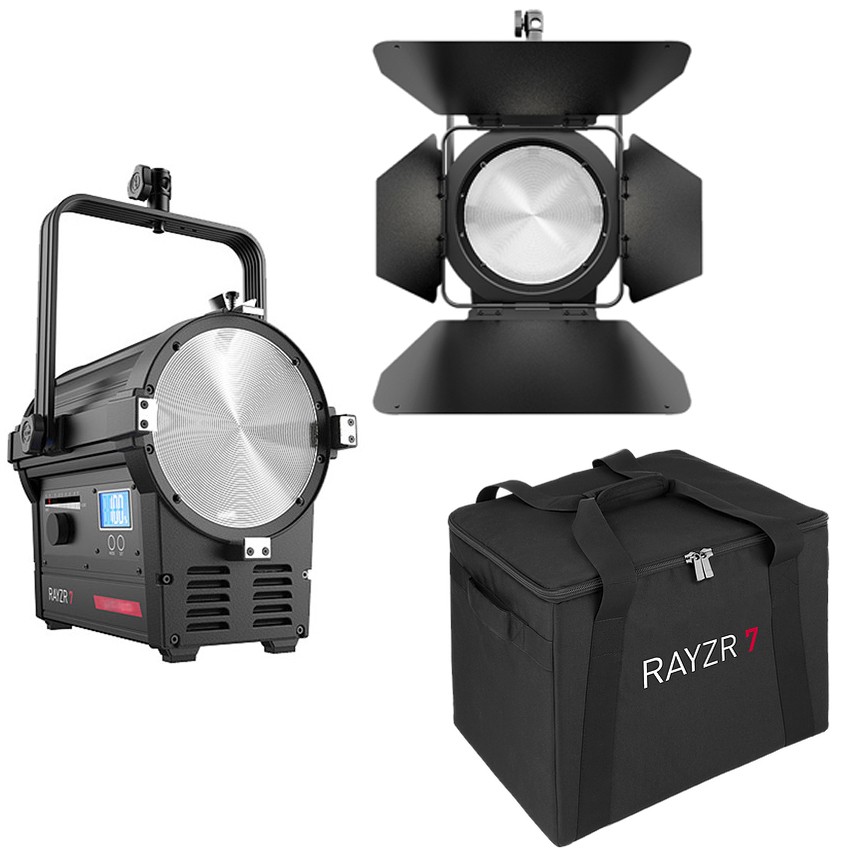 RAYZR 7 200 DAYLIGHT P 200W LED Fresnel Light (Premium Pack)