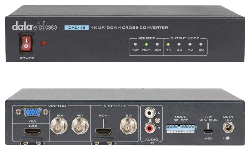 DataVideo DAC-45 3G SDI / HDMI 4K UP/DOWN/CROSS Converter