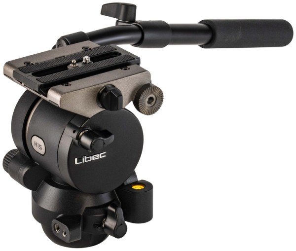 LIBEC HS-150C Tripod Set (H15 Head, Ground Spreader, Case)