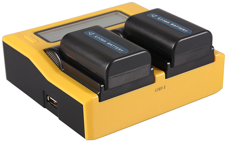 PATONA Dual LCD USB NP-F Charger