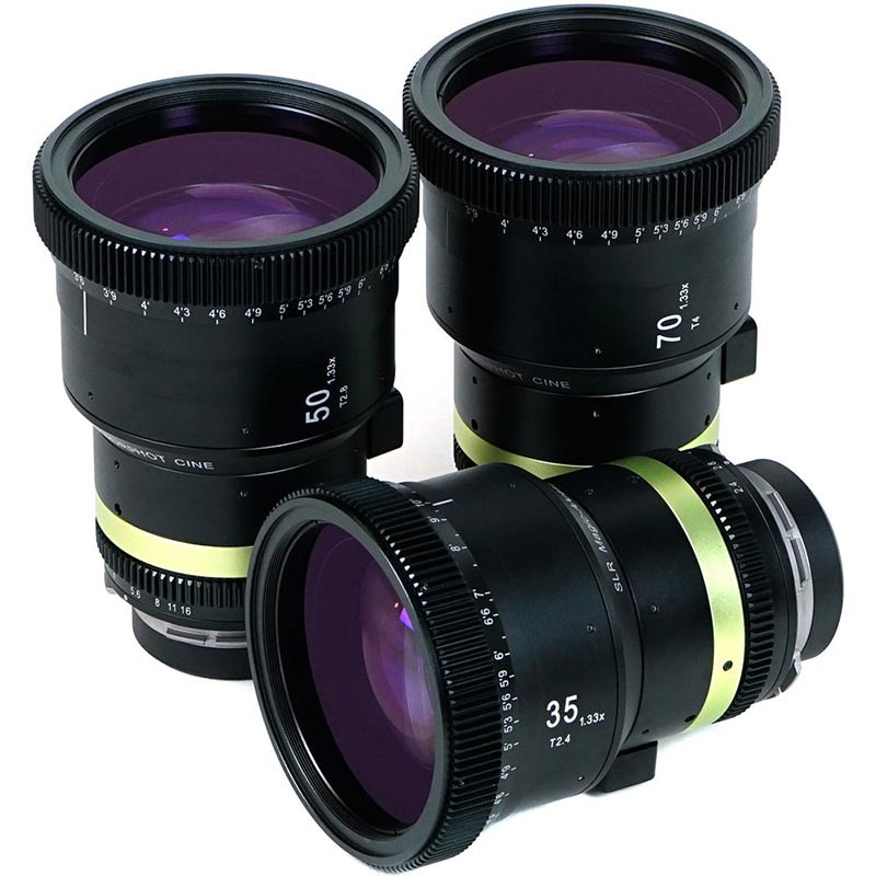 SLR Magic 1.33x Anamorphot-CINE Lens Set with 35, 50, 70mm Lenses (PL ...