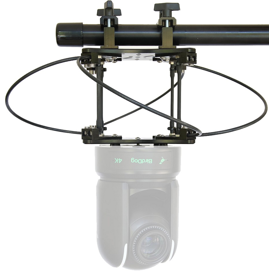 RigWheels PTZ-OI-PC PTZ Camera Overhead Vibration Isolator with Pipe Clamps