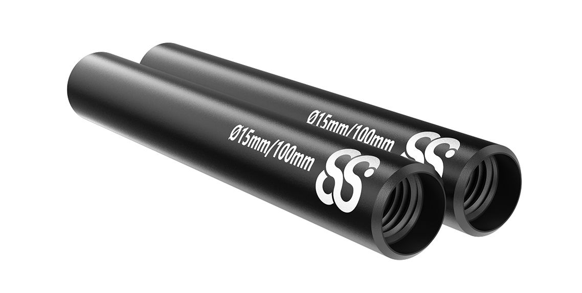 8Sinn 15mm Black Rods