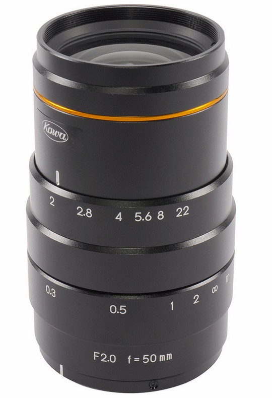 Kowa LM50HC 1" 50mm F1.4 Manual Iris C-Mount Lens