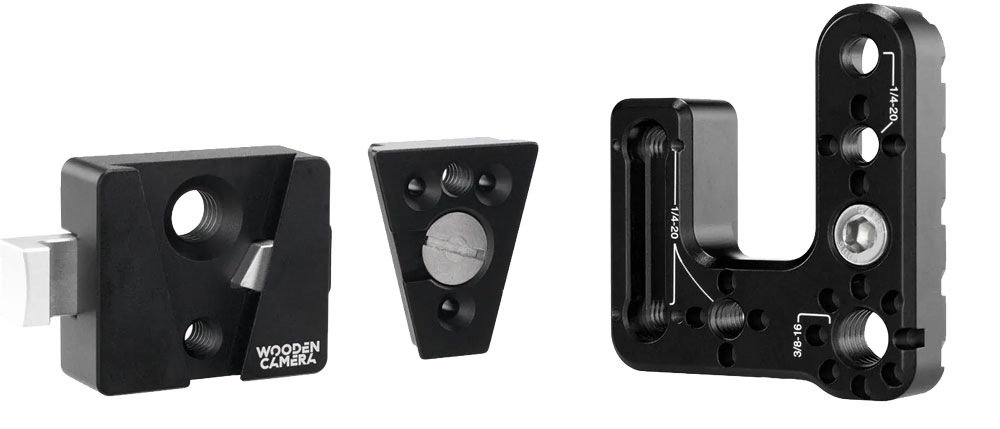 Wooden Camera Offset Mount and V-Lock Kit for Bolt 4K LT TX